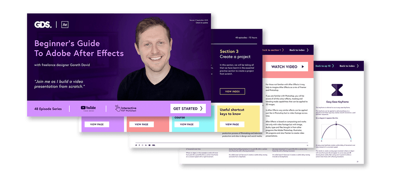 Learn Adobe After Effects with Gareth David.
